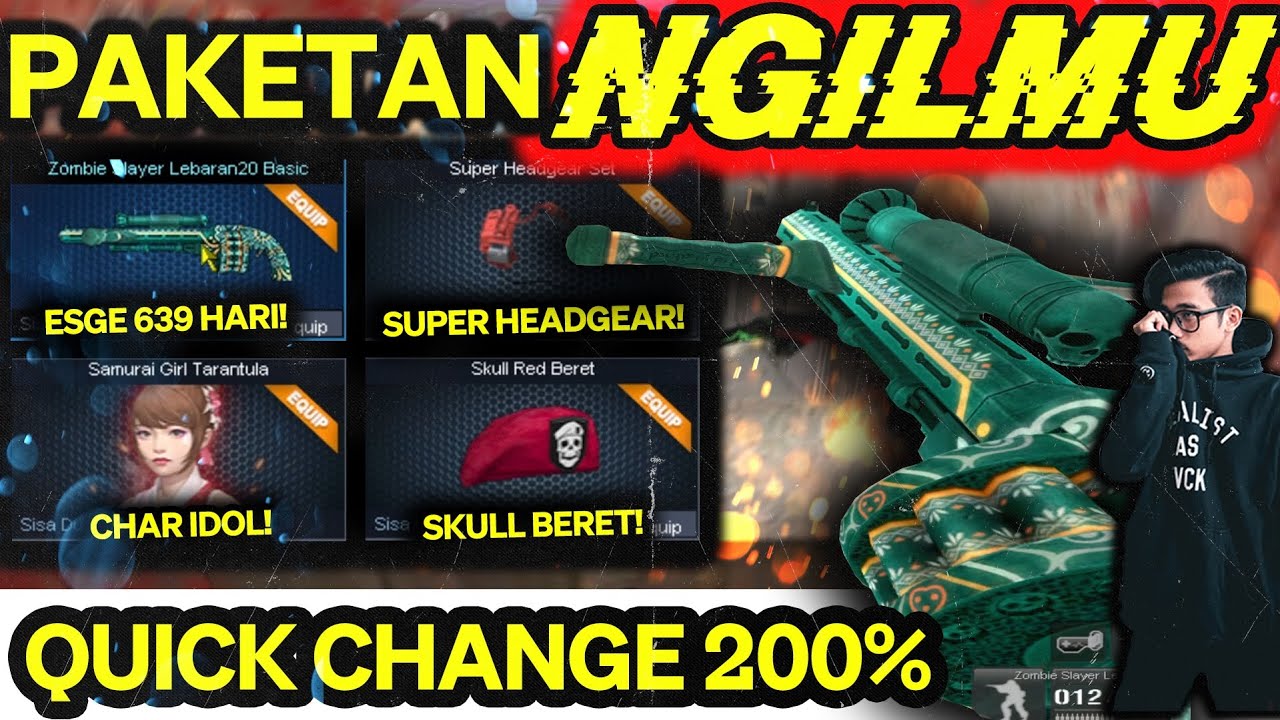 QC 200% + TANGAN MACRO + ZOMBIE SLAYER! // Gameplay Point Blank Zepetto ...