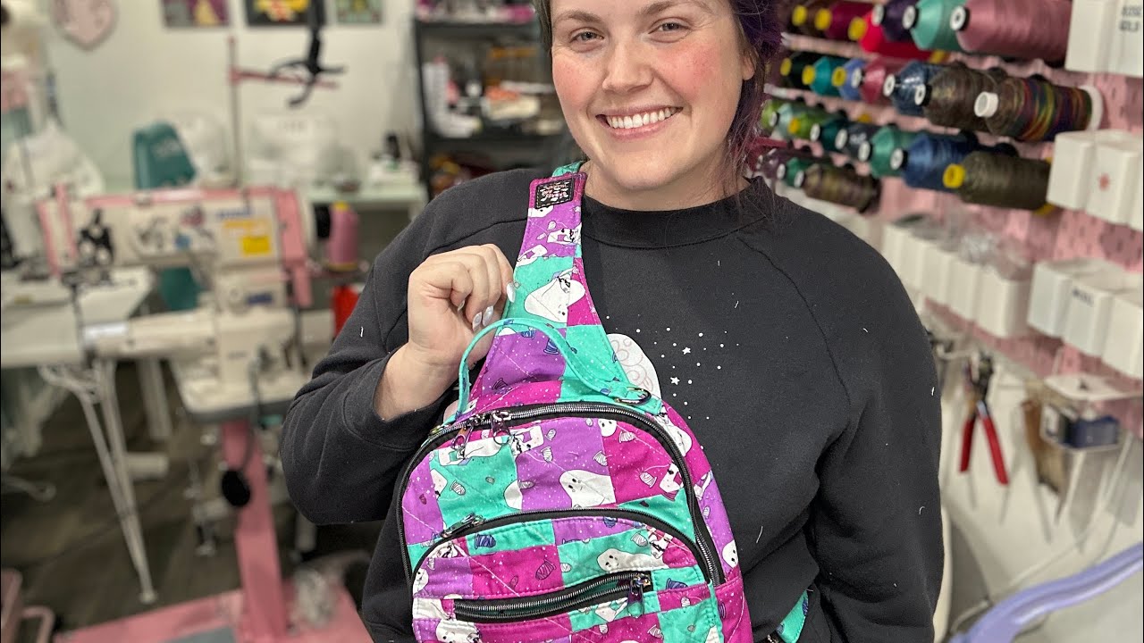 Sewing the Phoebe Backpack by Sincerely Jen Patterns - YouTube