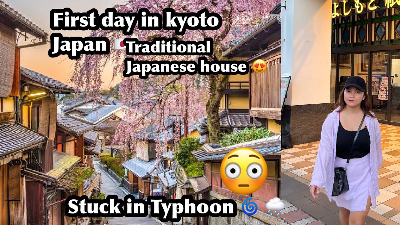 TYPHOON 🌀 IN KYOTO JAPAN 🇯🇵JAPANESE LIFESTYLE IN KYOTO, SOLO INDIAN ...
