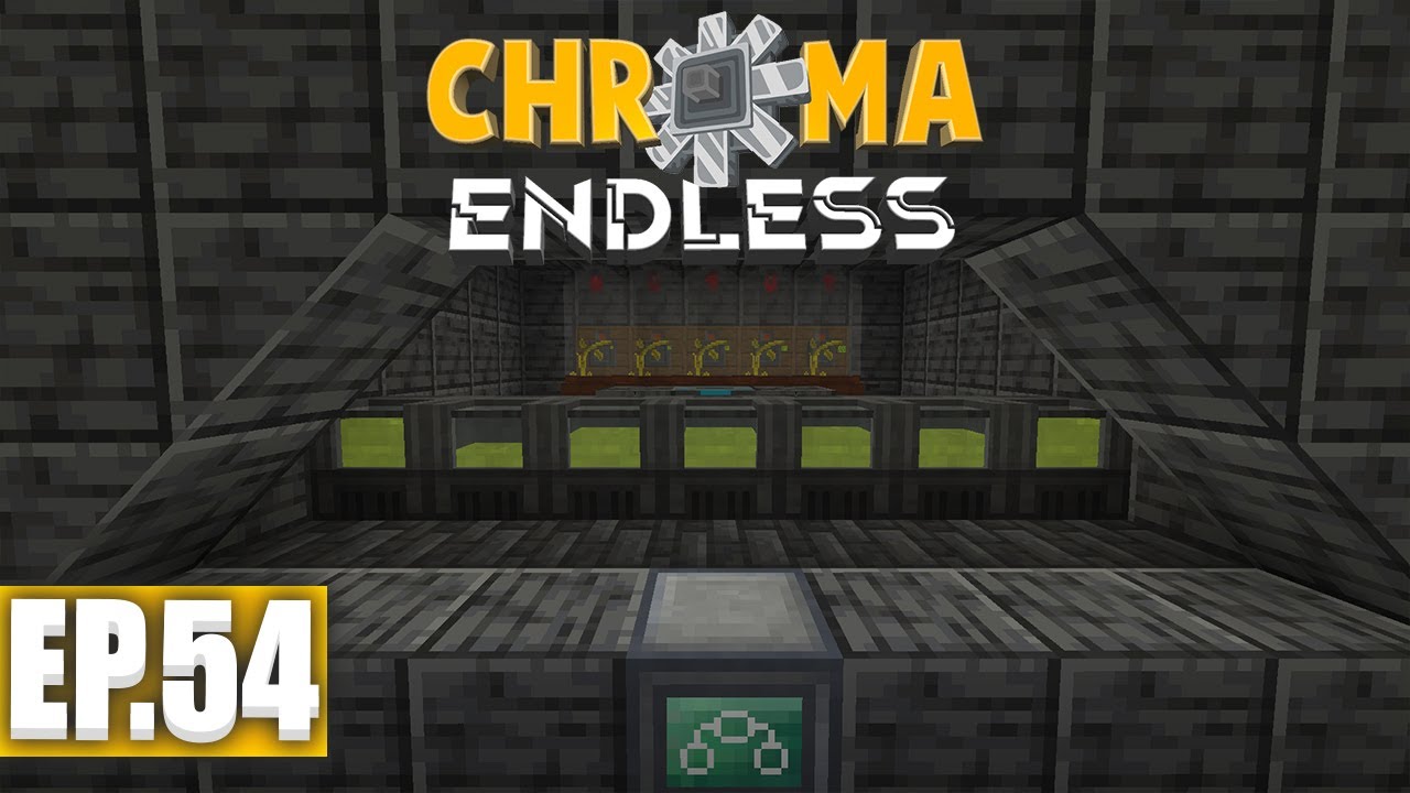 Minecraft Chroma Endless | UNE SOURCE D'ÉNERGIE BIO ! - #54 - YouTube