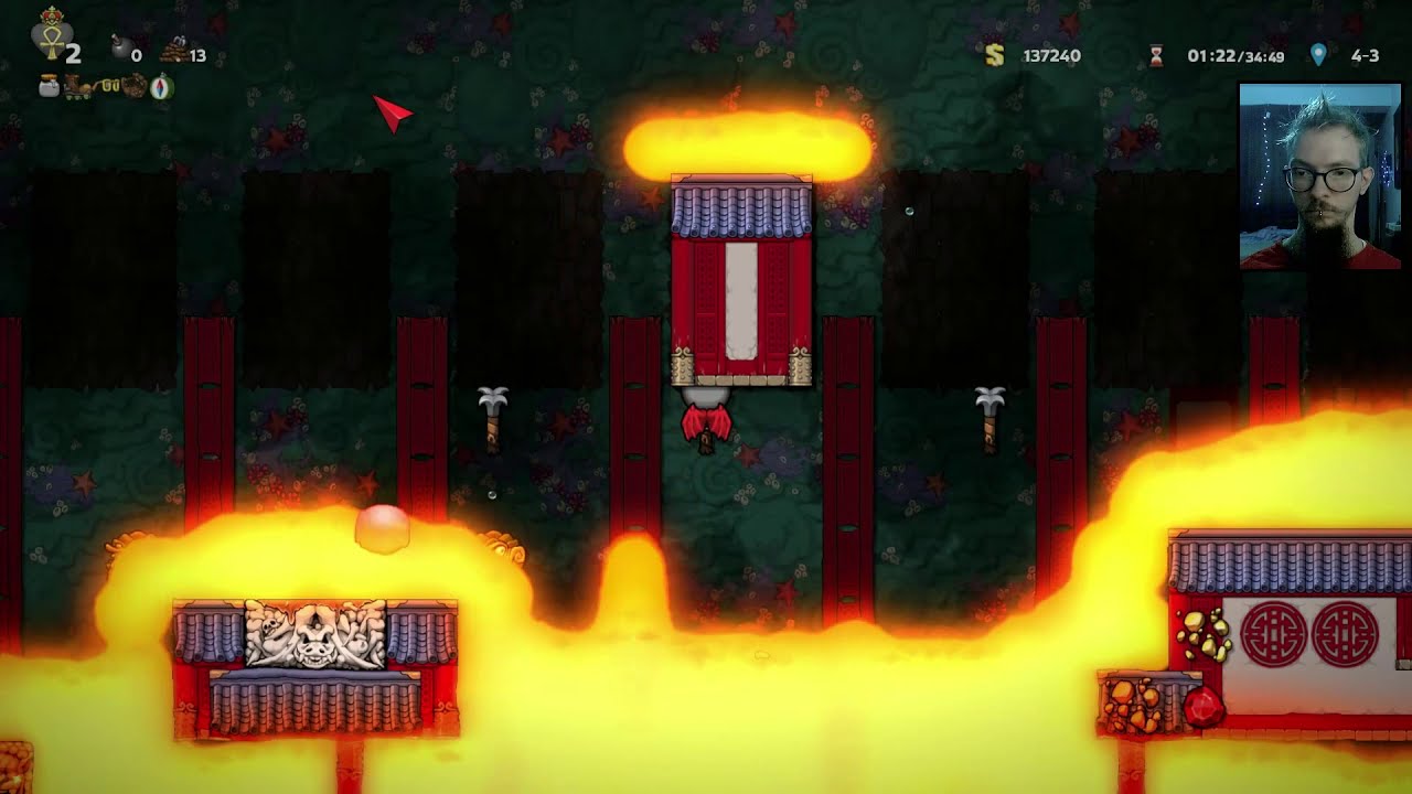 Spelunky 2 - A Simple Ankh Skip With 2 Bombs & Paste! - YouTube