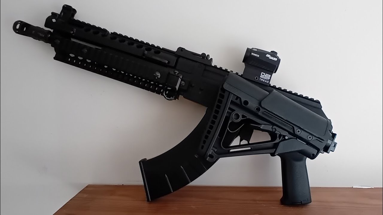 Crosman AK1 co2 rifle 4.5mm modernised to perfection - YouTube