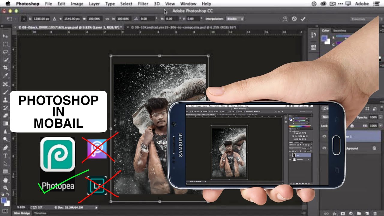 How To Use Photoshop In Mobail 100% Working (Mg Editz) 2020 #photoshop ...