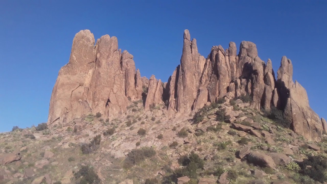 Flatiron Peak Trail, Superstition Mountains, Arizona, USA - YouTube