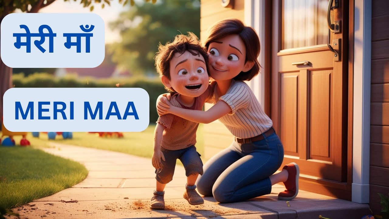 Meri Maa | kids hindi rhymes and poems | famous hindi rhymes | daily ...