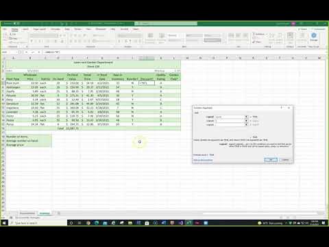 CGS 1060 1544 Cengage Excel Mod 03 EOM1 - YouTube