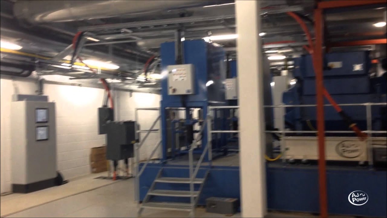 AJ Power Generating Sets in Plantroom of Data Centre - YouTube