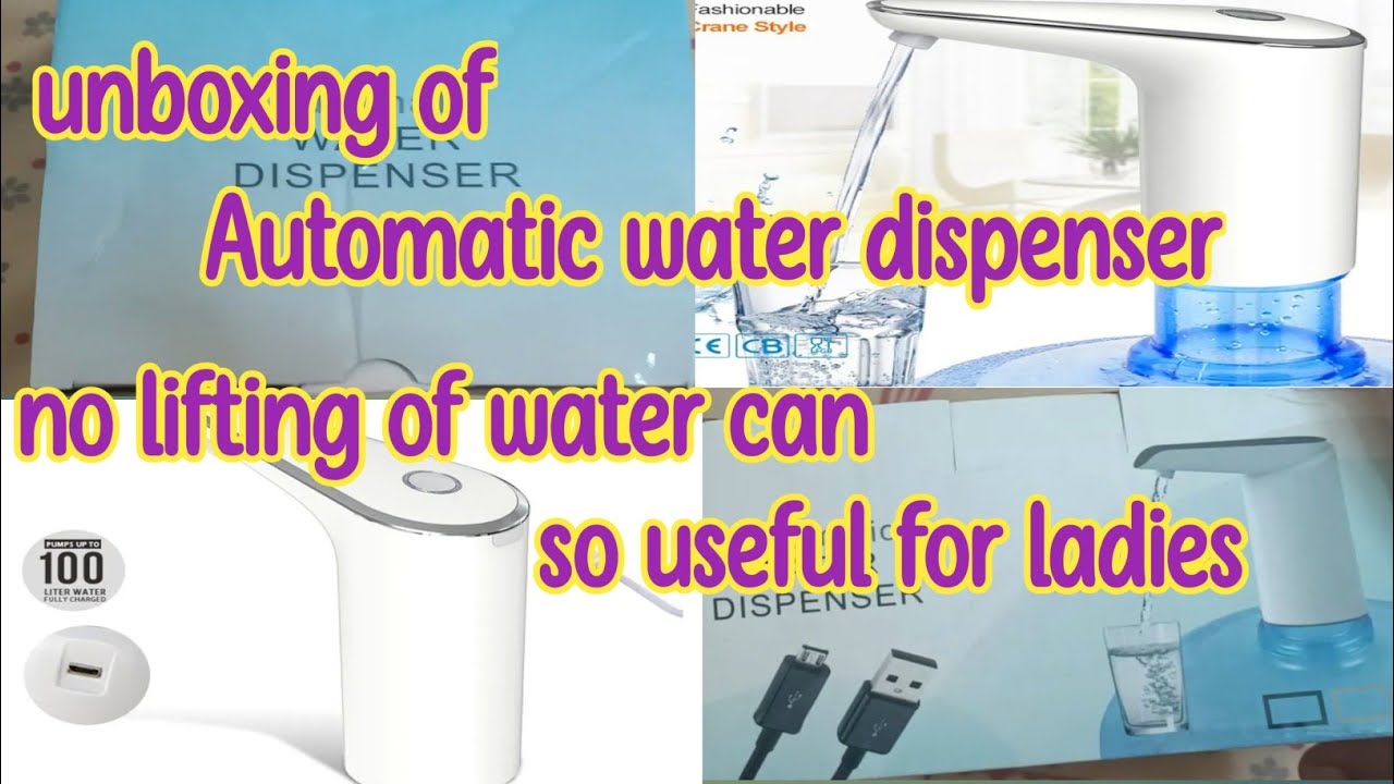 unboxing of Automatic water dispenser/no lifting water can/useful to ...