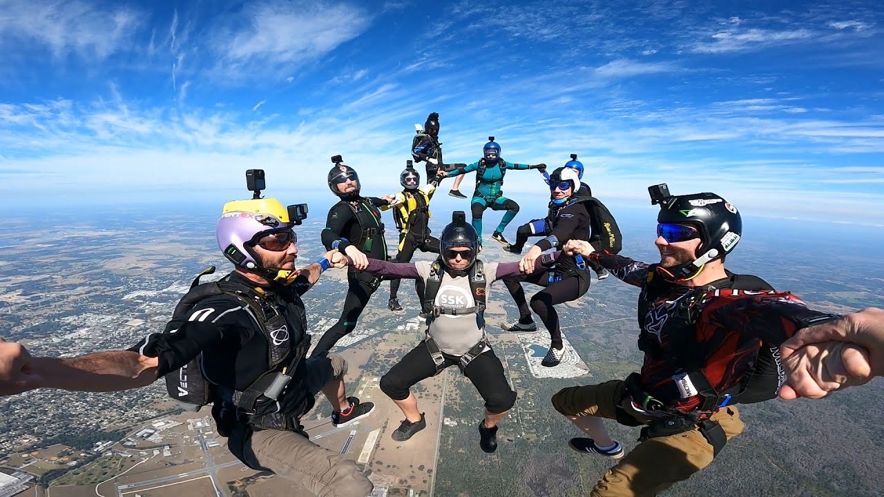 1-Point Skydive Head-Up Formation Skydiving Workshop - January 2023 ...