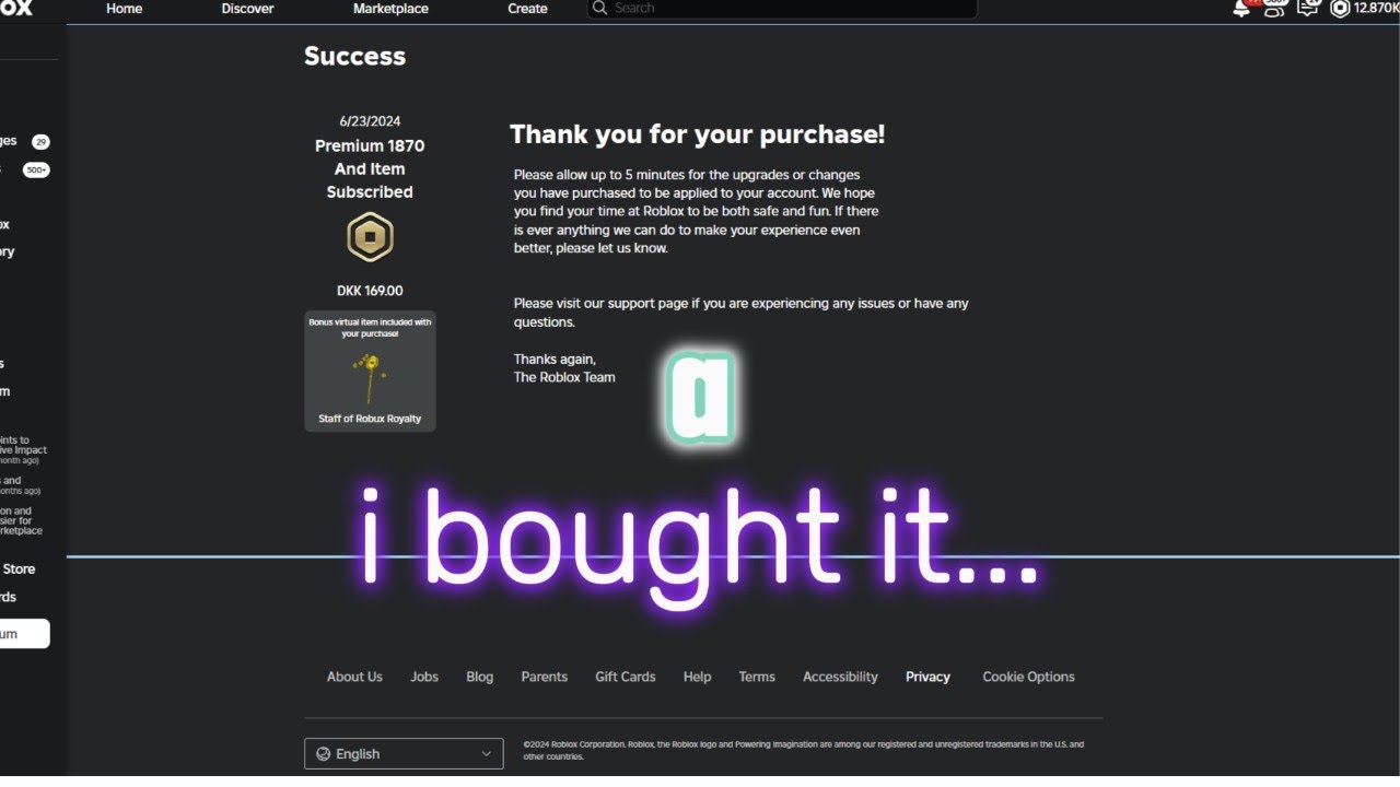 Buying The Staff Of Robux Royalty So You Dont Have To - YouTube