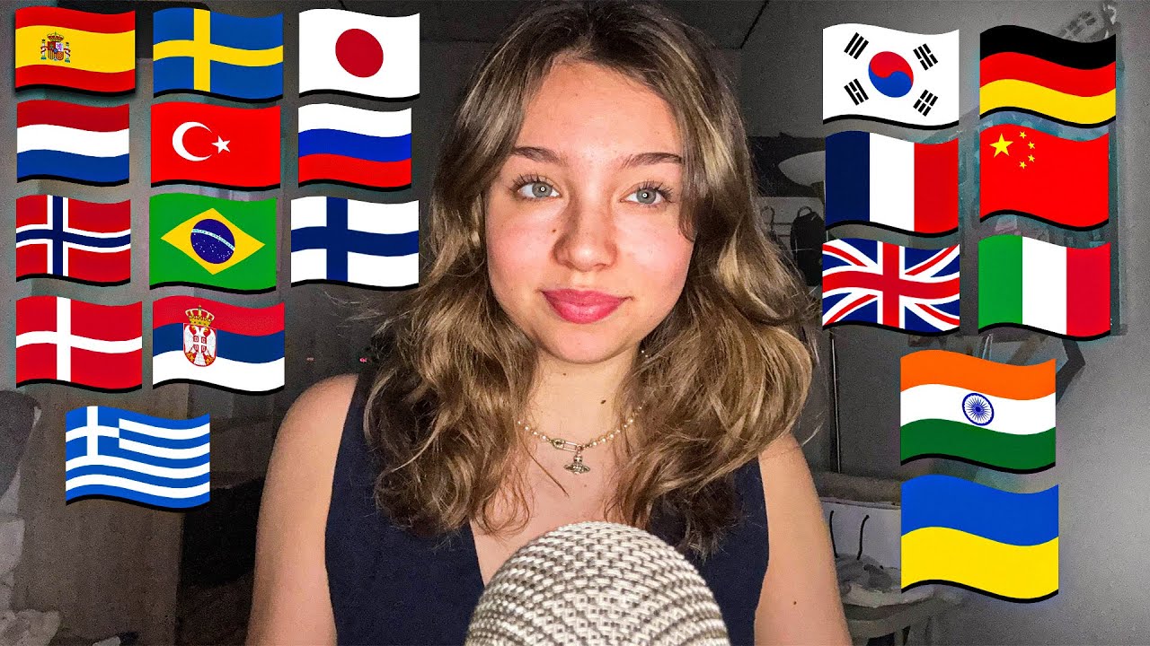 ASMR in 20 Different Languages! 🗣️ (Find Your Language!) - YouTube