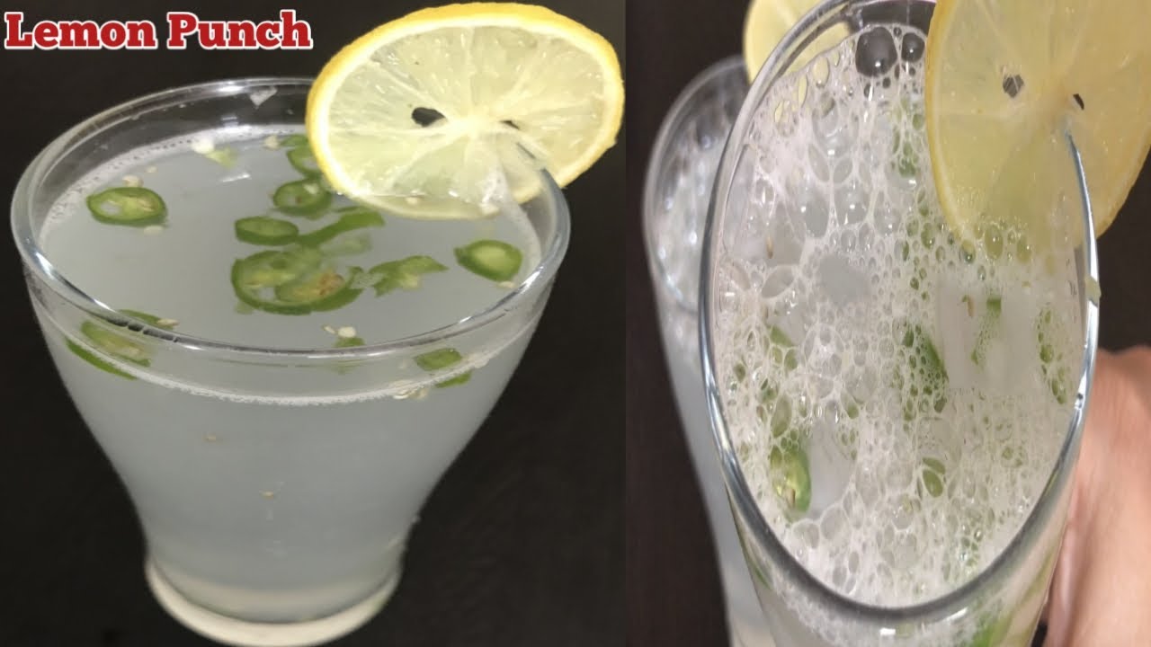 Lemon Punch I Chilli Lemon Punch I How To Make Lemon Juice I Summer ...