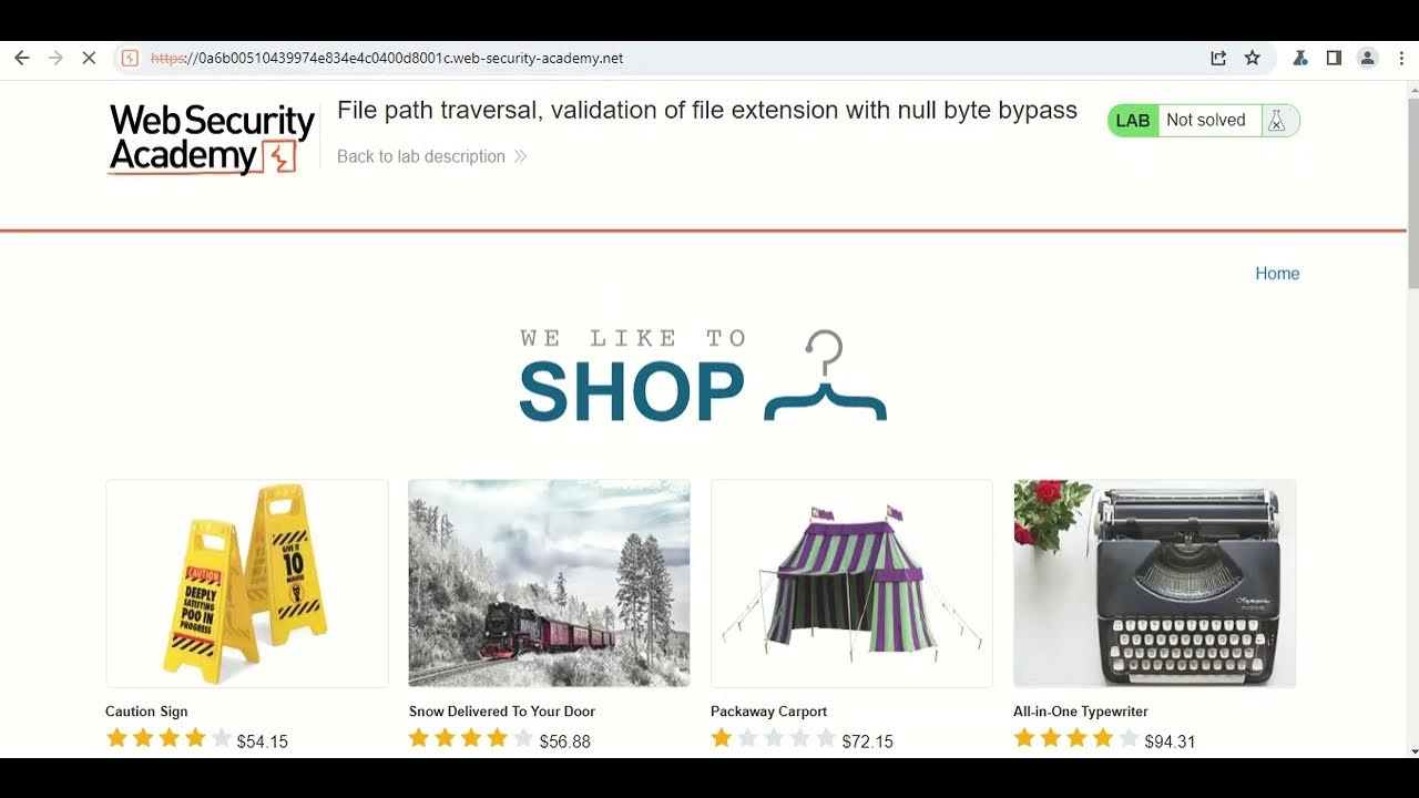 File path traversal, validation of file extension with null byte bypass - YouTube