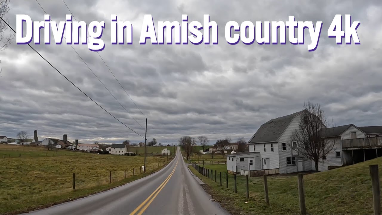 Driving in Amish country - Lancaster County, Pennsylvania 🇺🇸 (4k) - YouTube