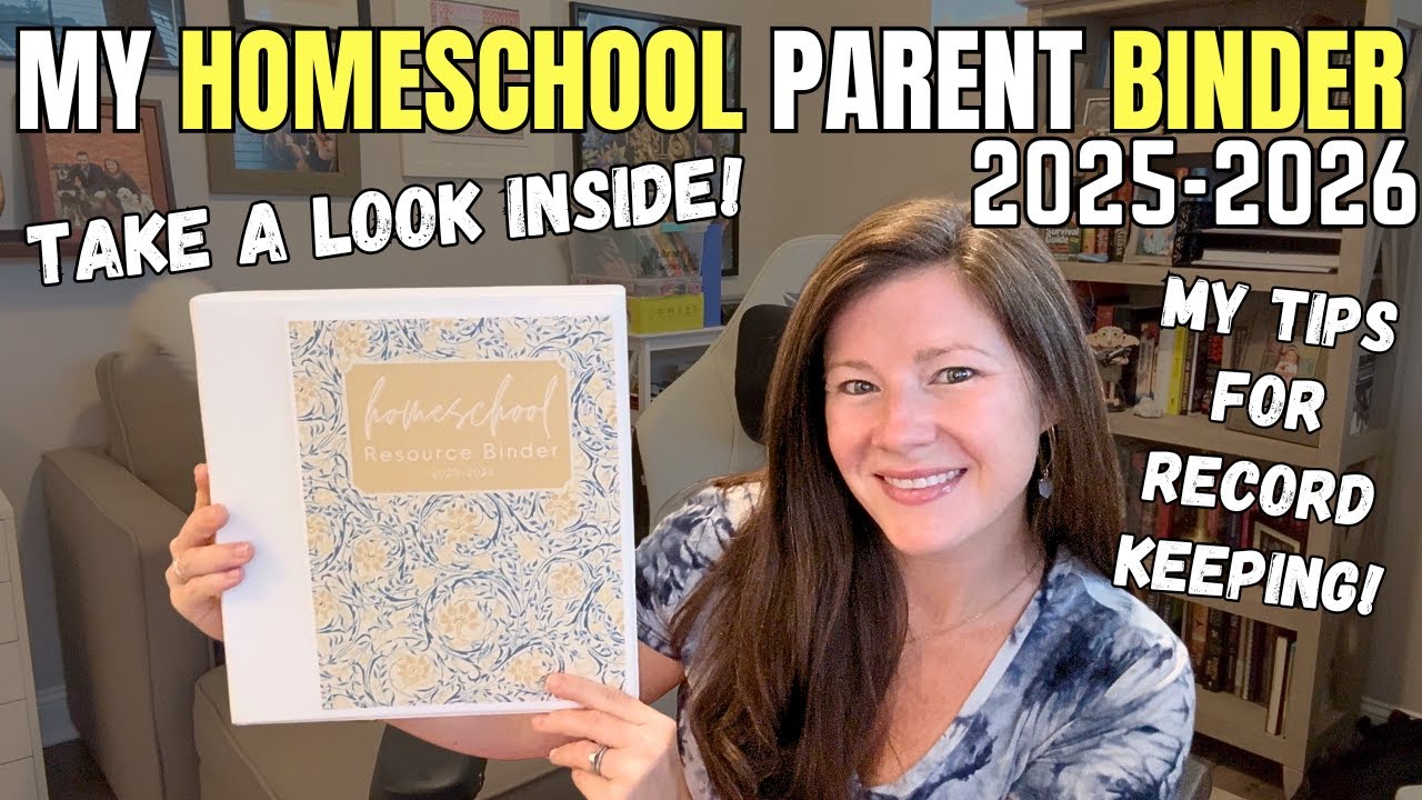 What's Inside My Homeschool Binder 2025-2026 || Homeschool Record ...