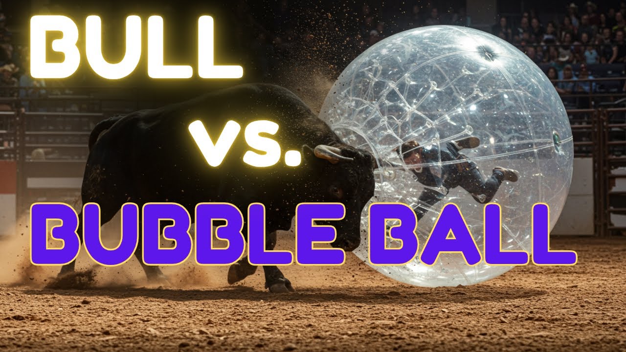 BULL vs. BUBBLE BALL: Compilation - YouTube