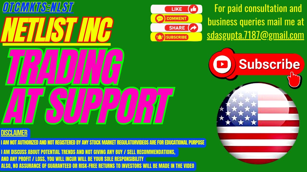 NLST STOCK ANALYSIS | NETLIST INC TRADING AT SUPPORT - YouTube