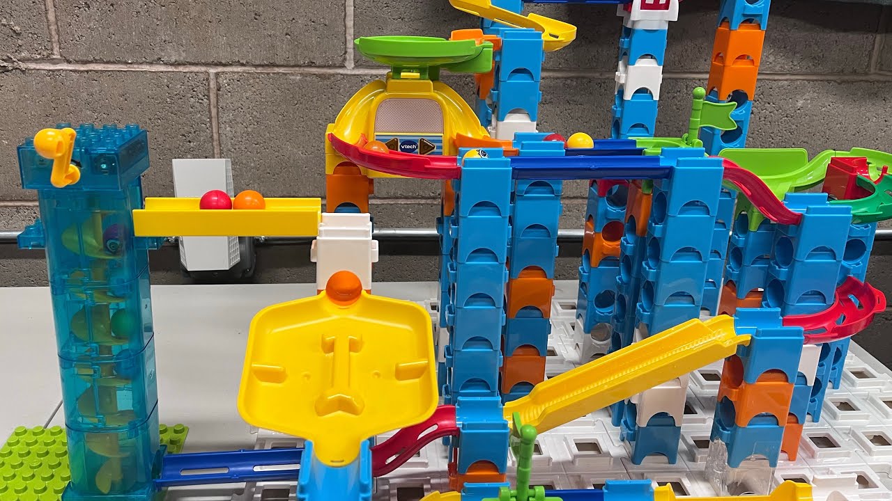ASMR Marble Run VTech Track with Electric Elevator - YouTube