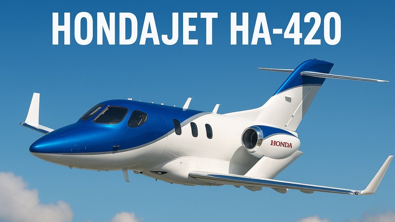 The HondaJet HA-420: Maximum Speed, Range, and Performance Data - YouTube
