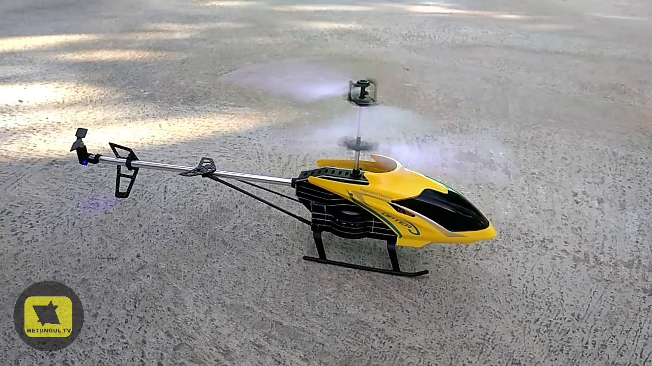#HELICOPTER RC DURABLE KING - BELAJAR MENGOPRASIKAN MAINAN HELICOPTER ...