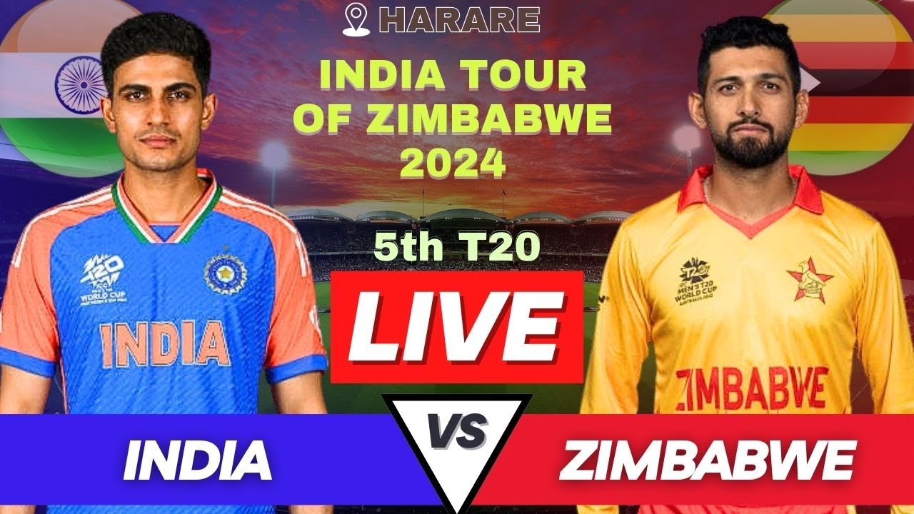 India vs Zimbabwe 5th T20 Live Cricket Match | Live Cricket Match Today ...