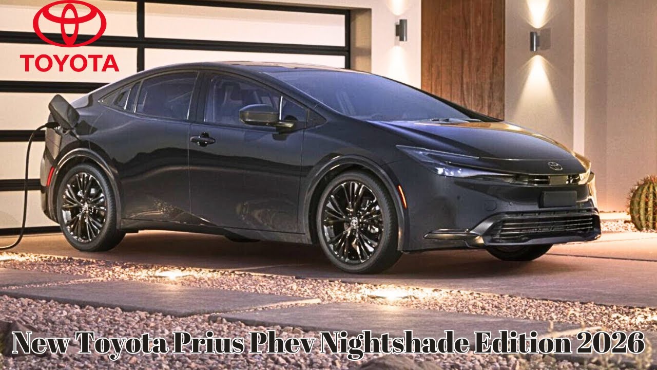 Hot Prius Gets Special Edition | Toyota Prius Phev Nightshade Edition ...