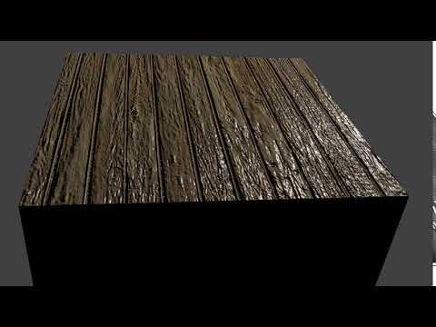 Blender - Bump Map avec texture bois - YouTube