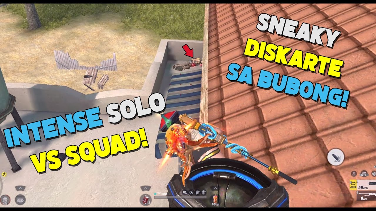 SOLO SQUAD: 1 vs 9 SA BLUE HOUSE!(ROS GAMEPLAY) - YouTube