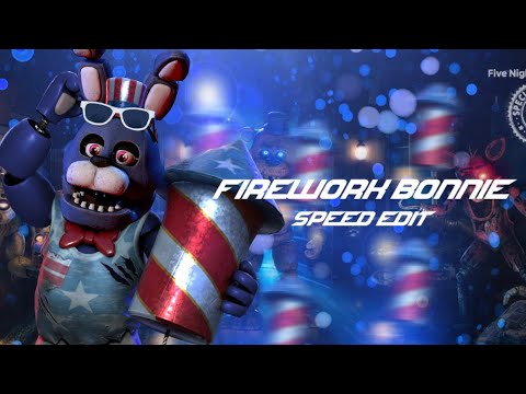 [FNAF Speed Edit] Making Firework Bonnie - YouTube