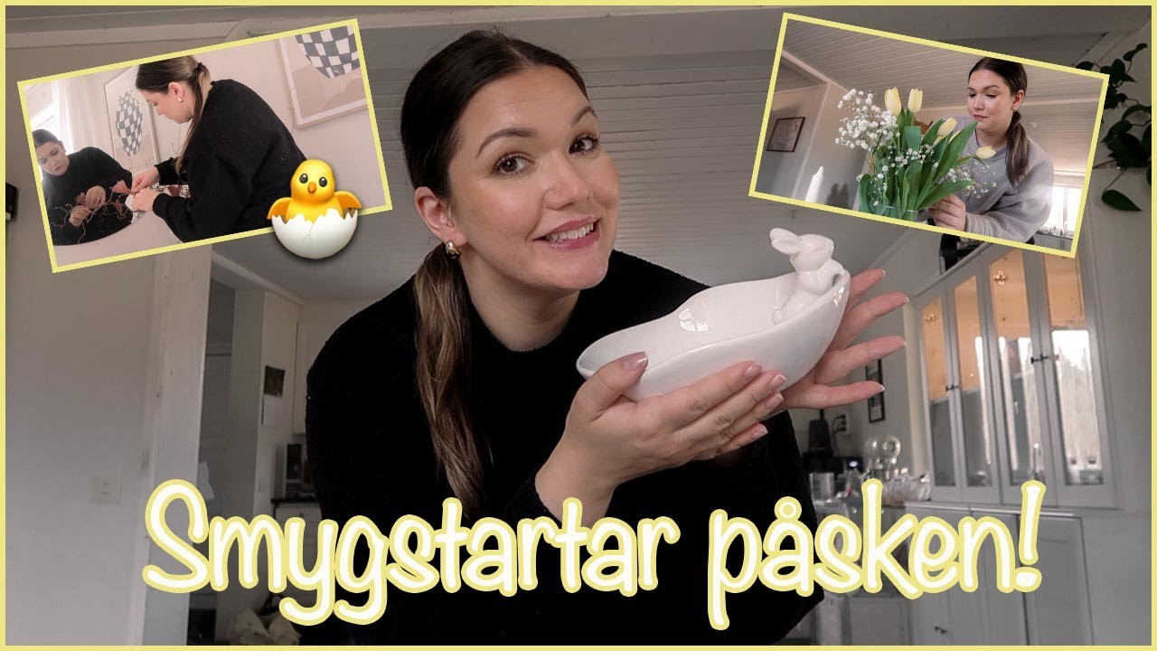 PÅSKPYNTAR OCH INSPIRATION 🐣 VLOGG 168 - AMANDA MARIN - YouTube