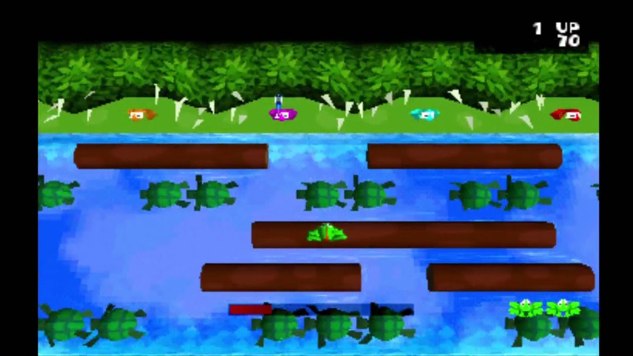 Classic PS1 Game Frogger on PS3 in HD 1080p - YouTube