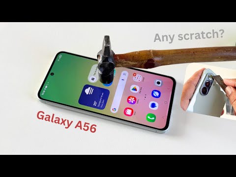 Samsung Galaxy A56 Screen Scratch test | Gorilla Glass Victus plus
