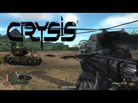 Crysis 1 #3 HELİKOPTER'E TEK ATMA :d