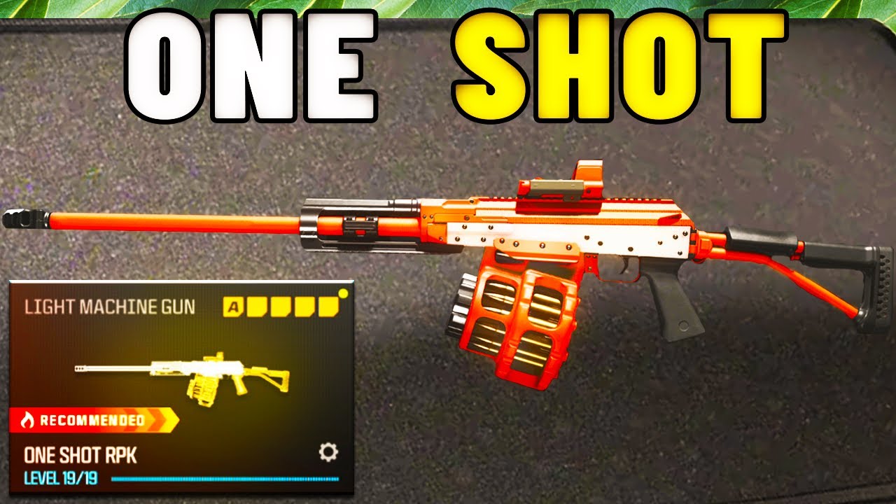 new BROKEN ONE SHOT RPK SETUP in MW3! ️‍🔥 (Best RPK Class Setup) Modern ...