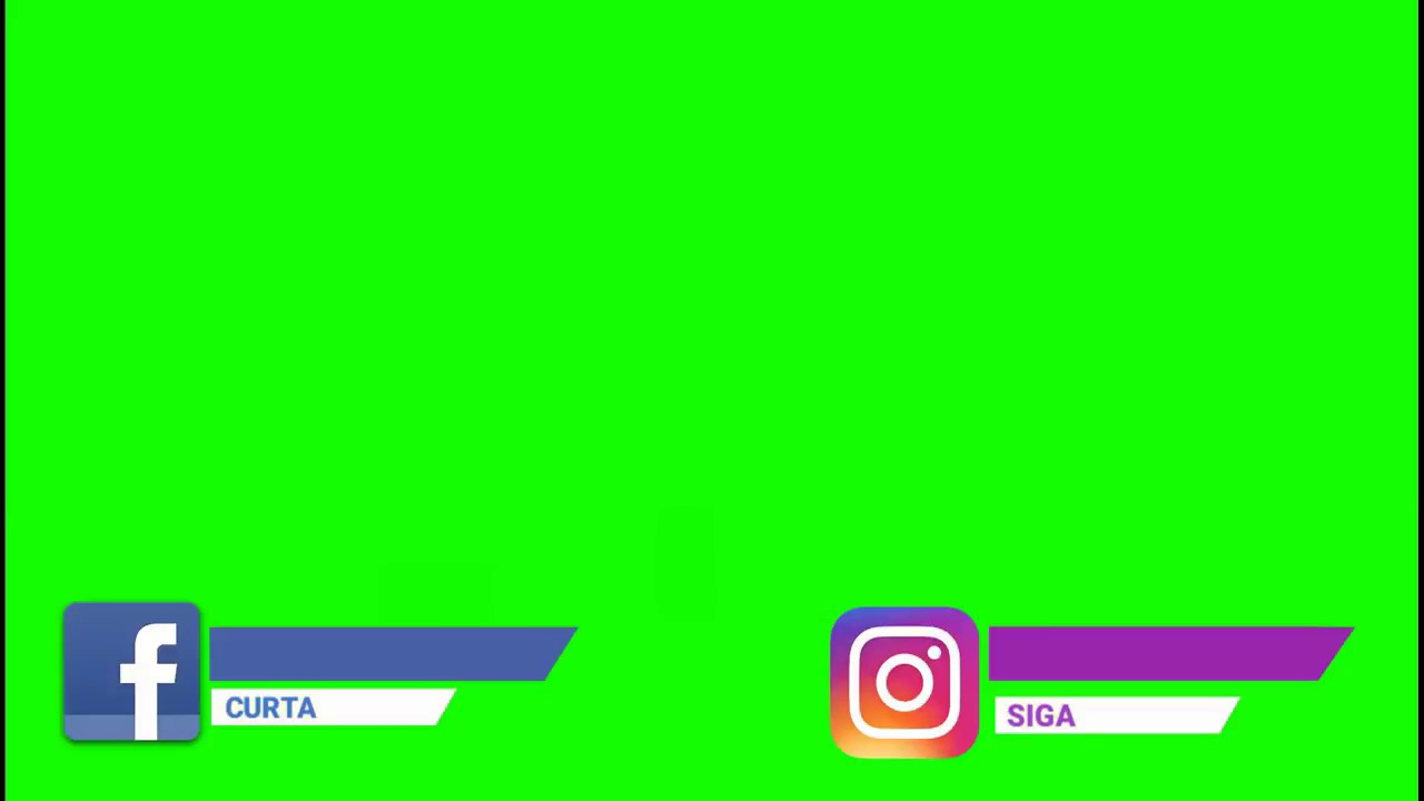 green screen redes sociais - facebook e instagram - YouTube