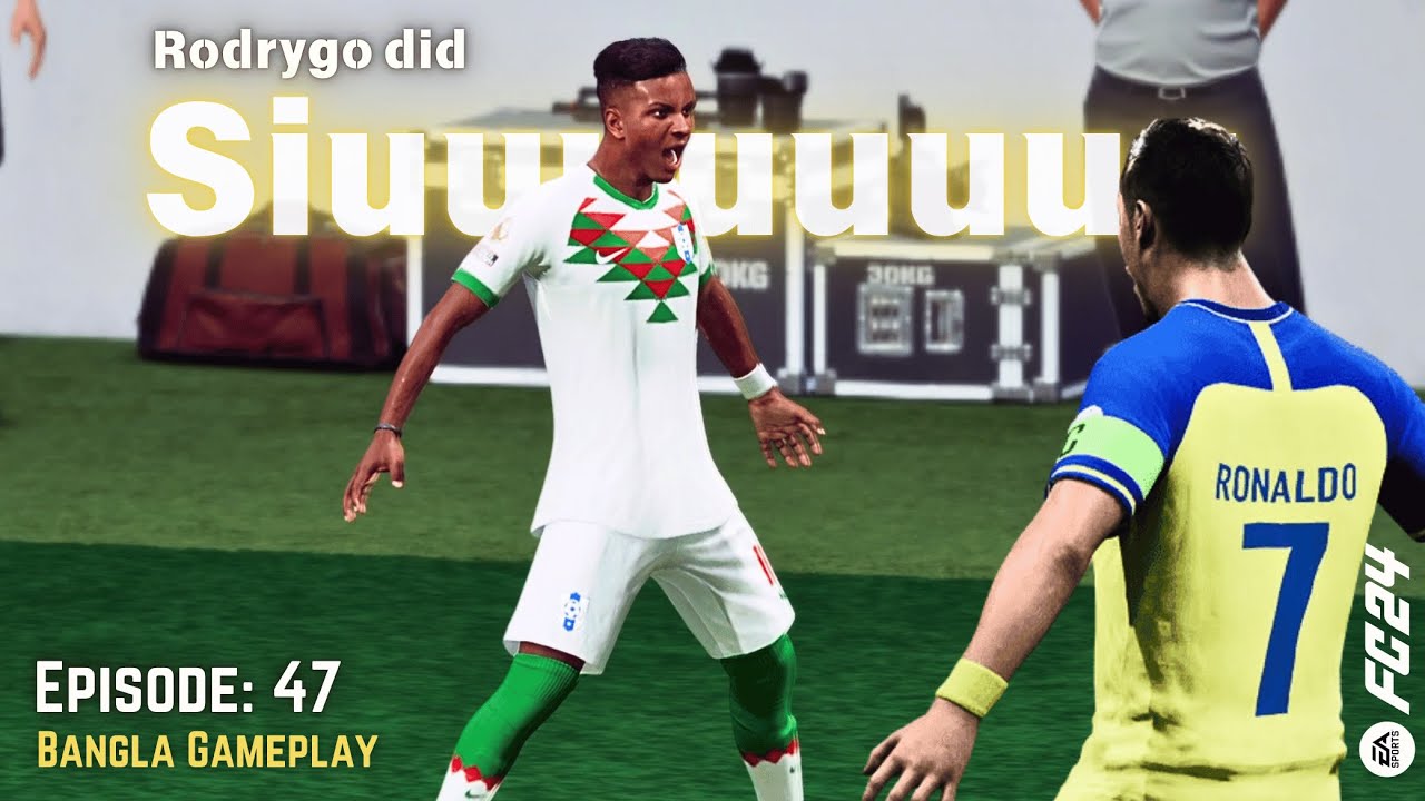 Rodrygo against Real Madrid? ⚽ || EA FC24 Manager Mode Gameplay Ep: 47 ...