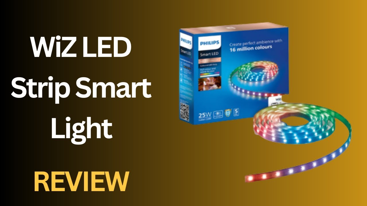 WiZ LED Strip Smart Light Review | Illuminate in Style! - YouTube
