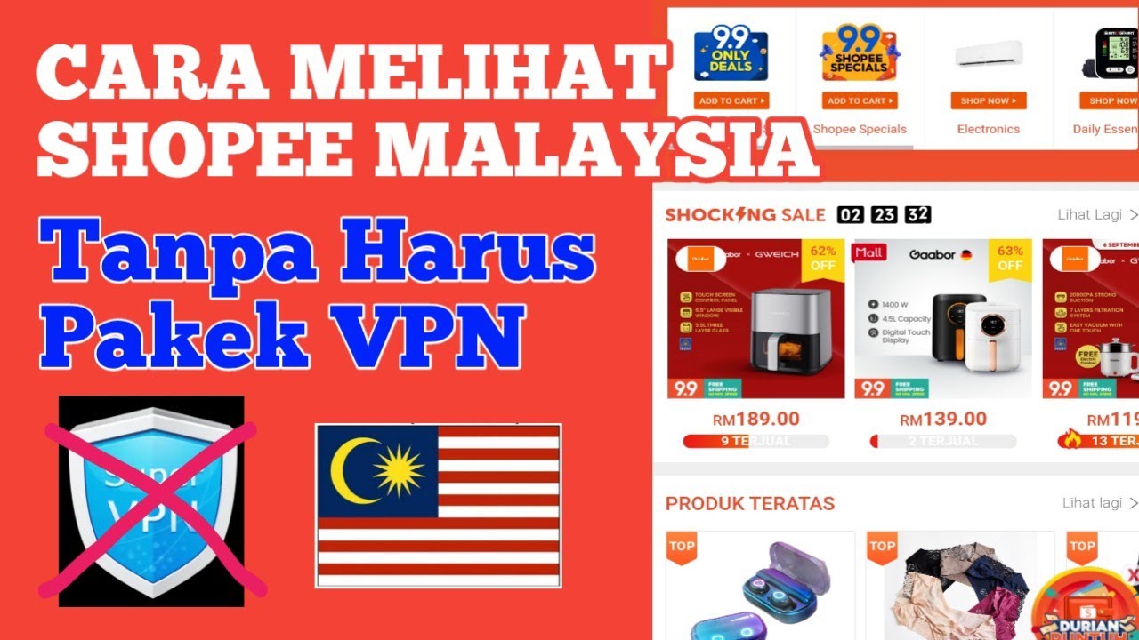 Cara Melihat Shopee Luar Negeri Tanpa Harus Pake Vpn - YouTube