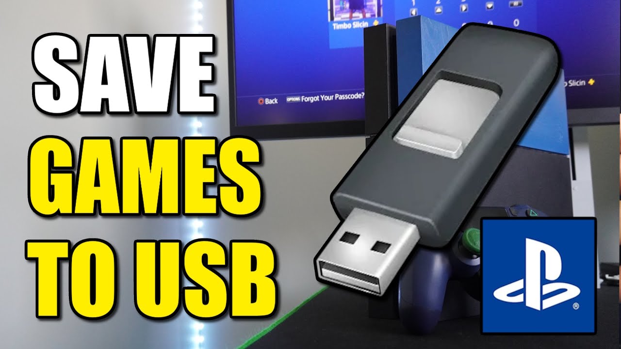 How to Save PS4 Game Data to USB Drive (Best Method) - YouTube