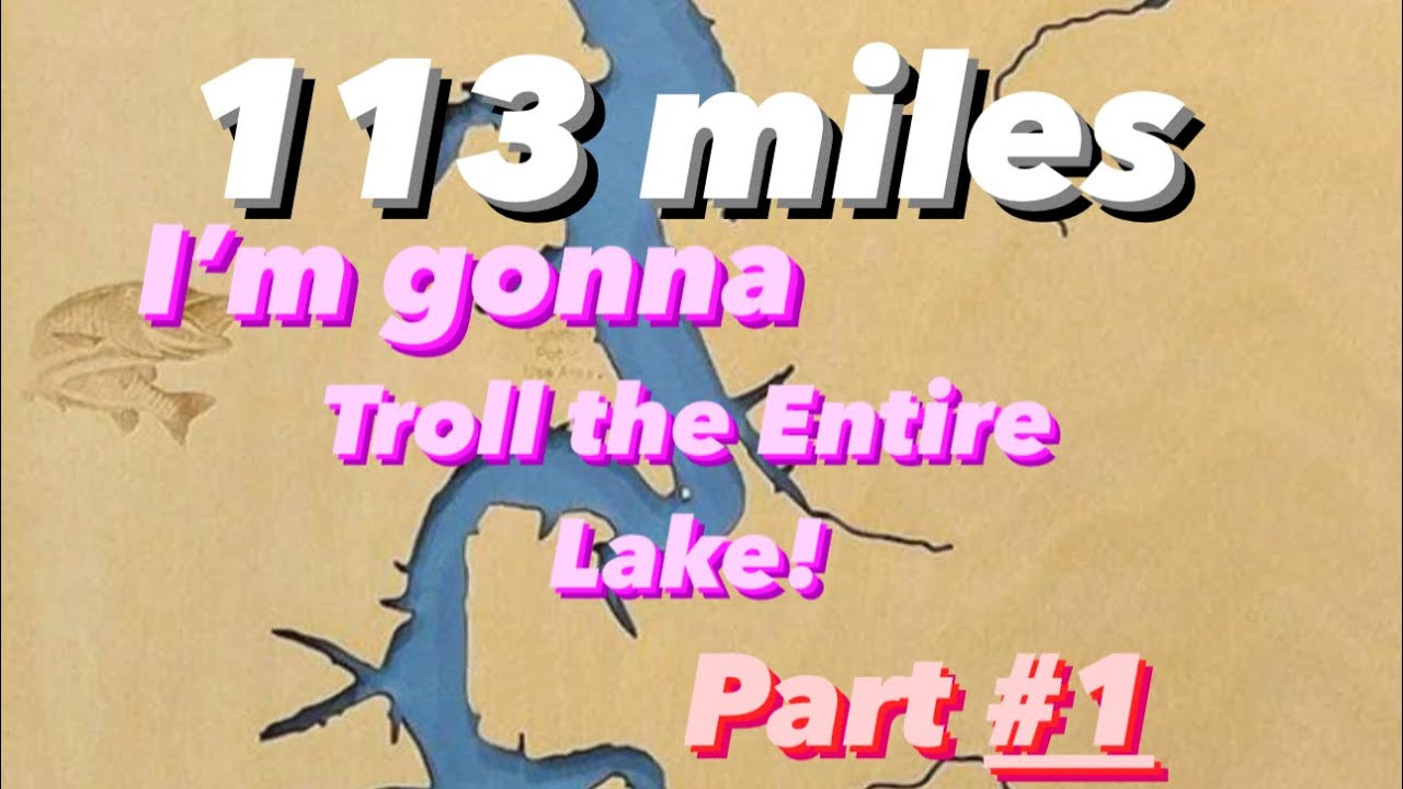 Trolling 113 miles on my favorite Lake - YouTube