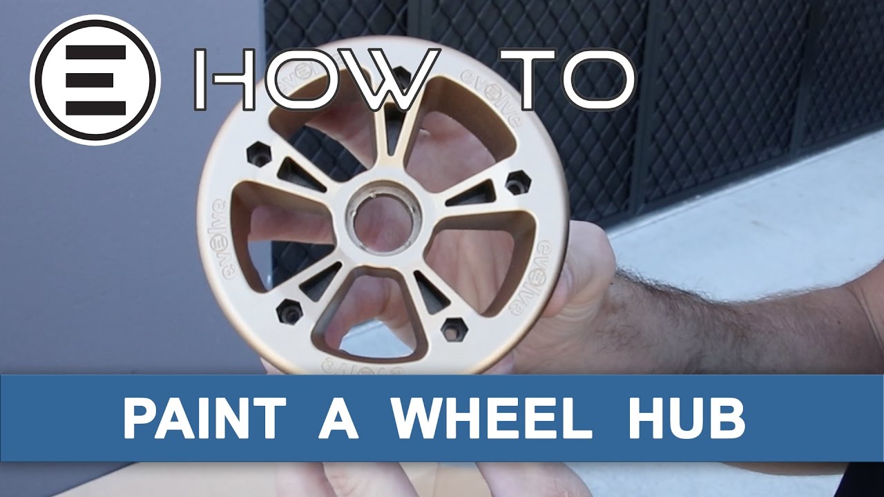 How To Paint a Hub on an Evolve GT Wheel || Evolve Skateboards - YouTube