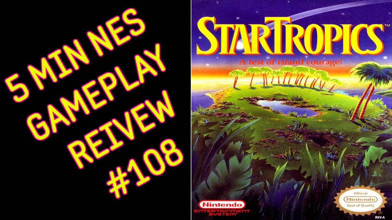 5 Min NES Gameplay reviews #108:StarTropics - YouTube