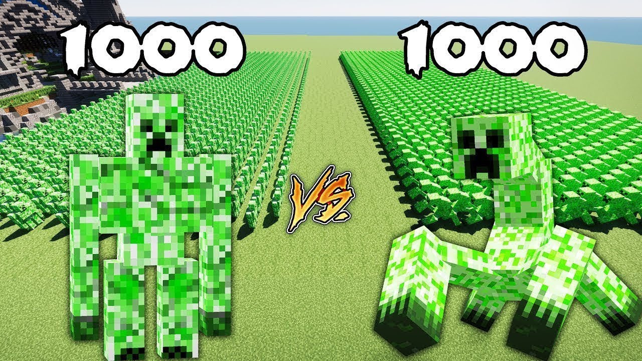 MUTANT IRON GOLEM VS MUTANT CREEPER - MINECRAFT MOB BATTLE - YouTube