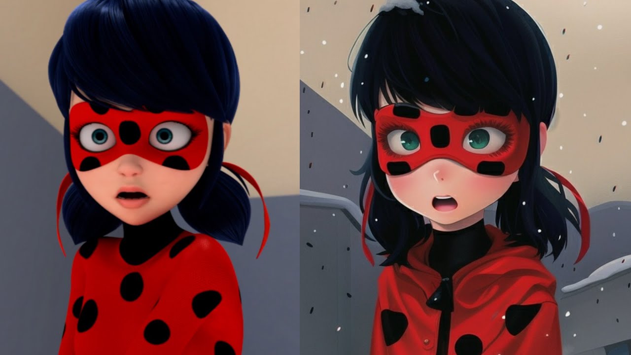 Miraculous Ladybug: AI Anime Filter (Compilation) - YouTube