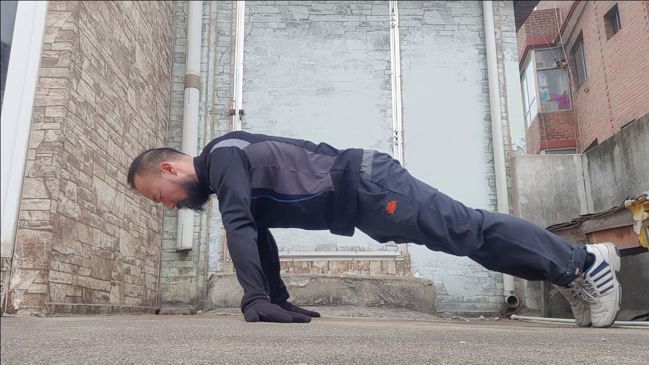 플란체연습0425 | 팁토 플란체린 푸쉬업 | tip toe planche lean push up - YouTube