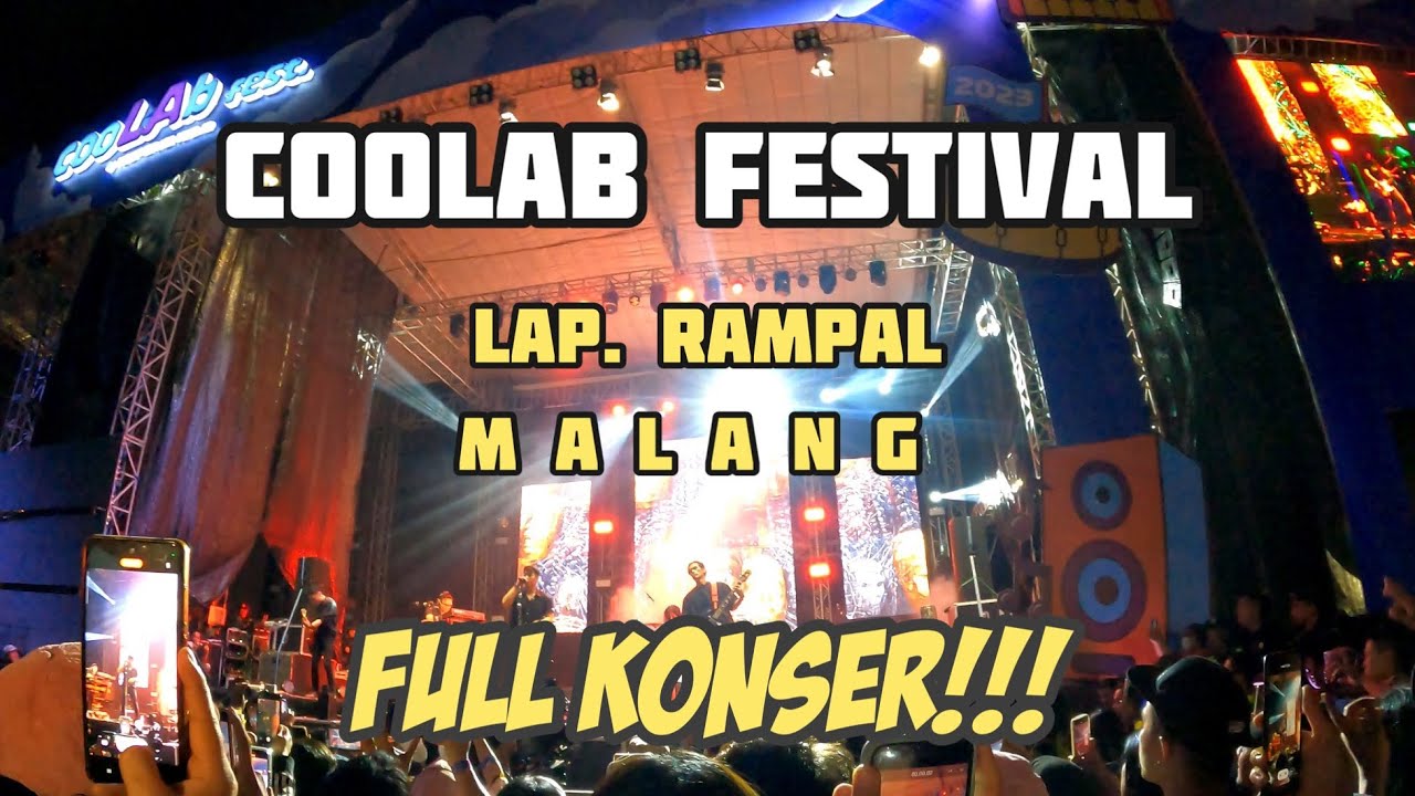 FULL KONSER!!! NOAH COOLAB FEST LAPANGAN RAMPAL MALANG 23 JULI 2023 ...