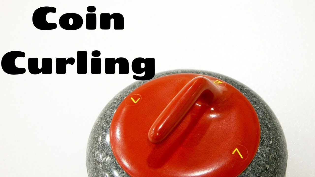 Coin Curling - YouTube
