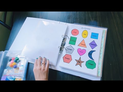 Toddler activity book | Kids activity at home | DIY Activity book ...