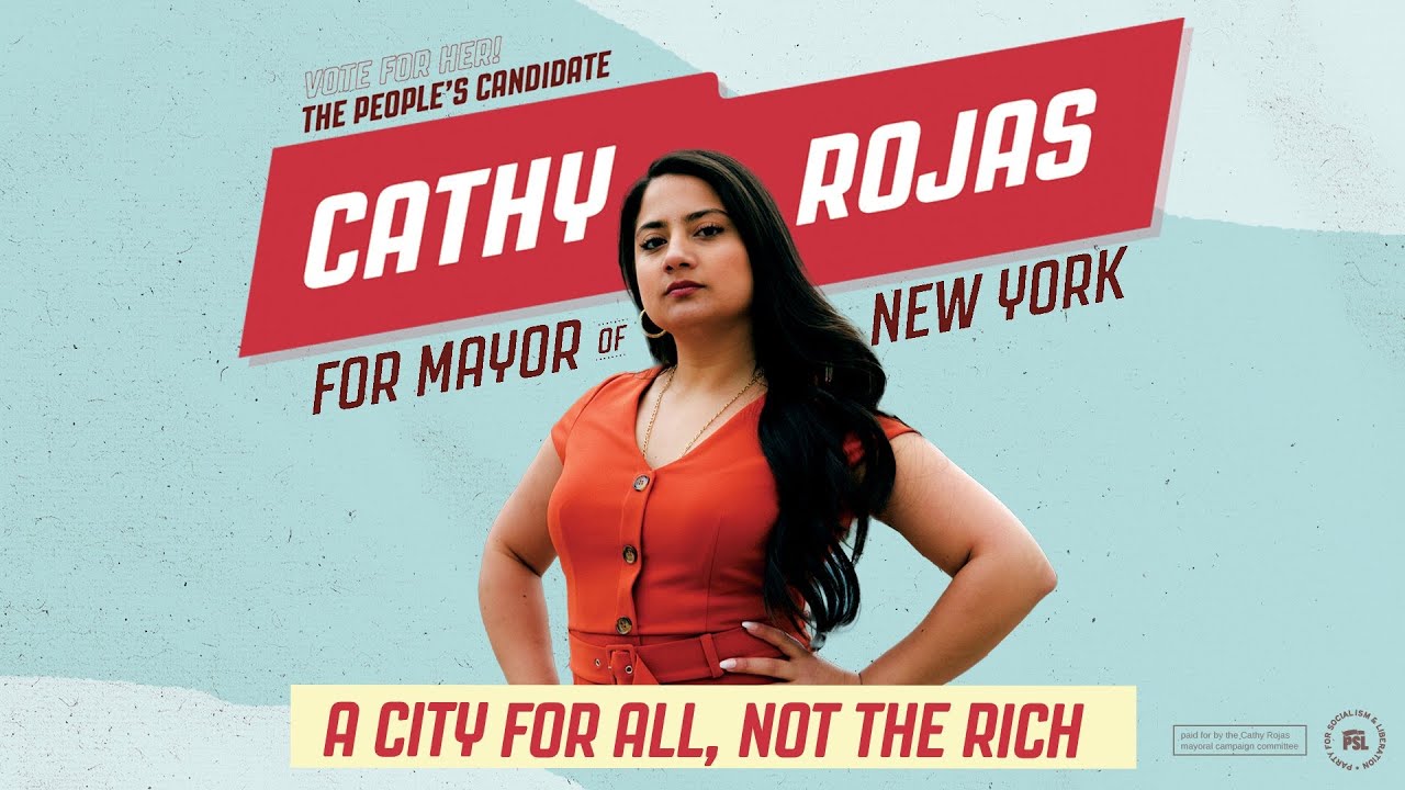 Mayoral Candidate Cathy Rojas says: “Working-class New Yorkers must ...
