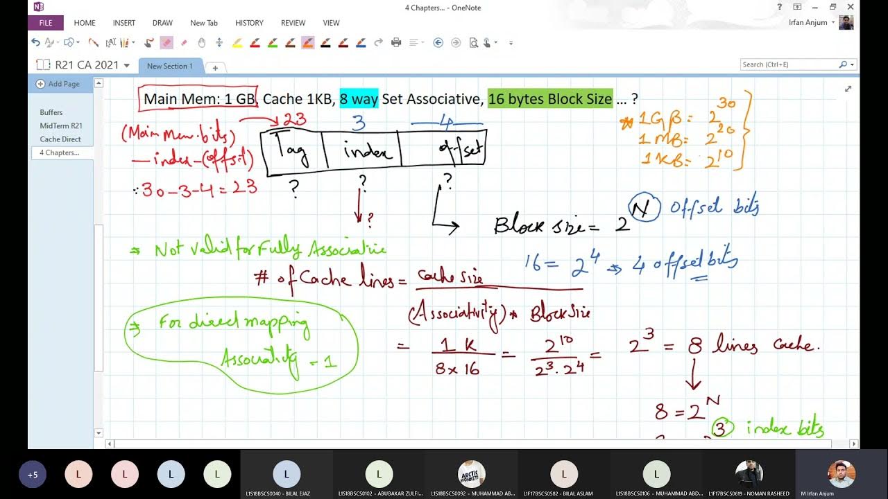 Tag, Index, Offset Bits Cache mapping - YouTube